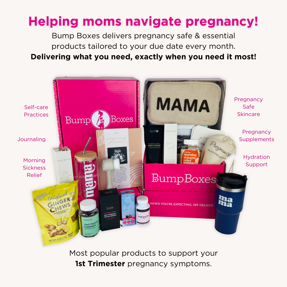 Bump Boxes 6 Month Pregnancy Subscription Box | Bump Boxes