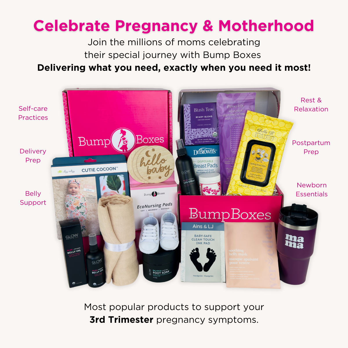 Bump Boxes 6 Month Pregnancy Subscription Box | Bump Boxes